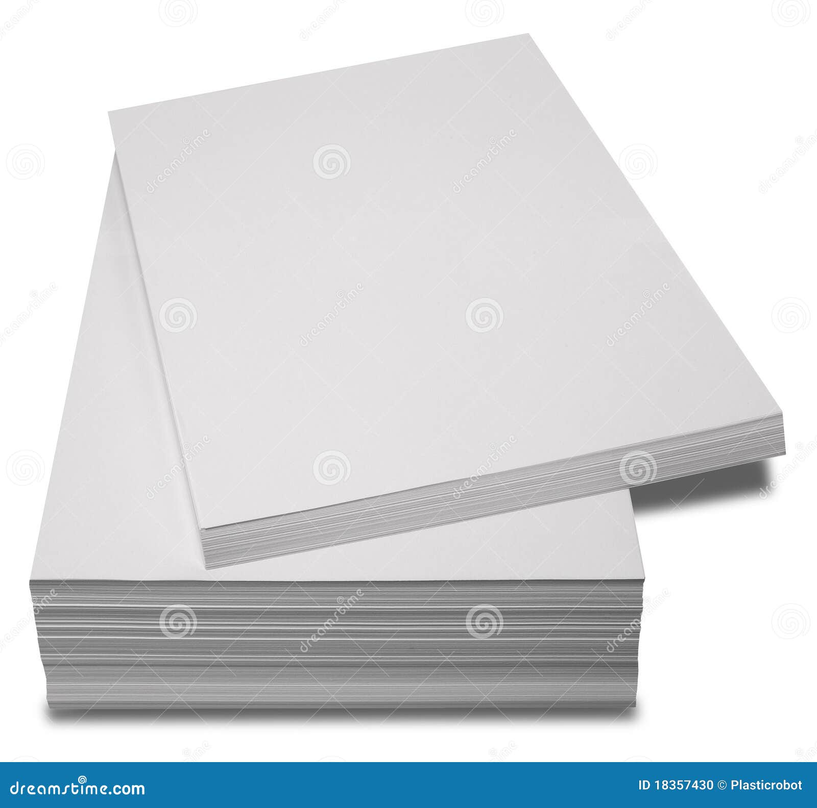 Pila de papel foto de archivo. Imagen de fondo, estudio - 18357430