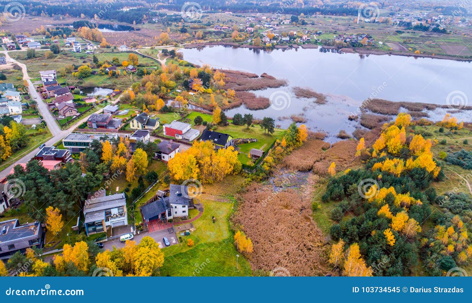 Pilaite District from Above Stock Image - Image of europe, aerial ...