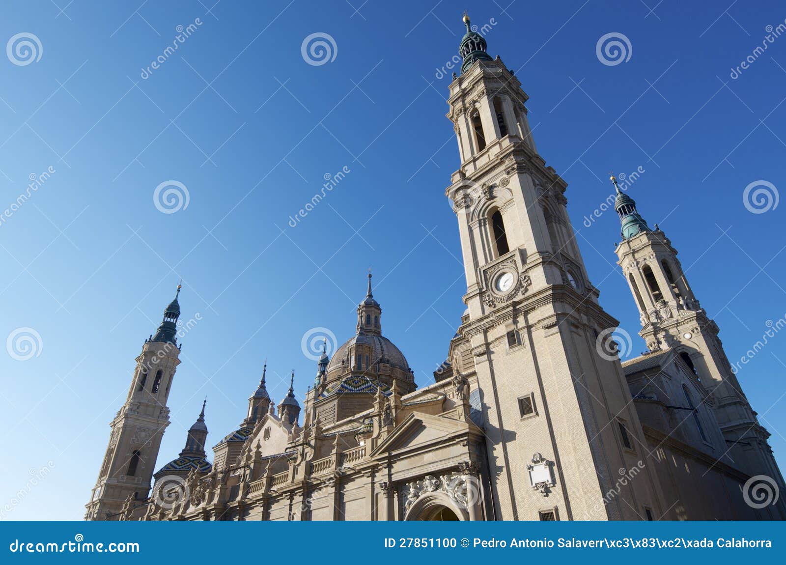 Pilar stock photo. Image of famous, city, edifice, christian - 27851100