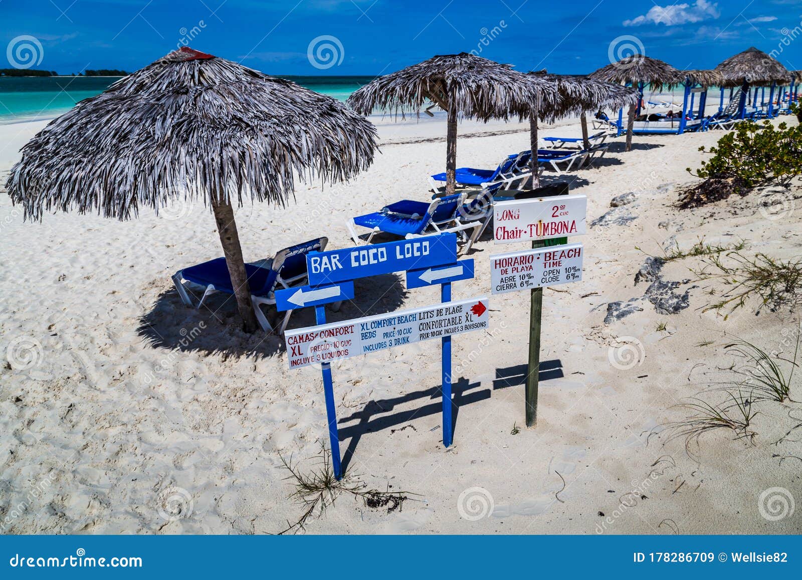 Pilar beach stock image. Image of america, cayo, island - 178286709