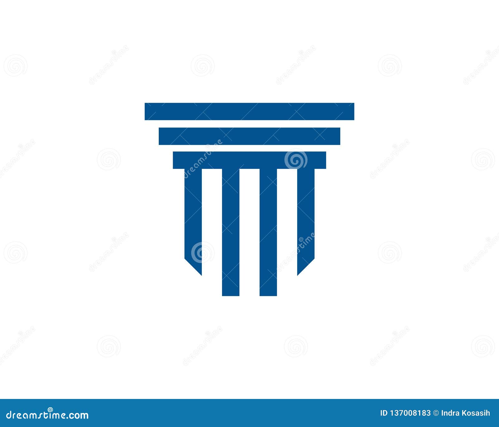 Pilar Logo Template ilustración del vector. Ilustración de antiguo ...