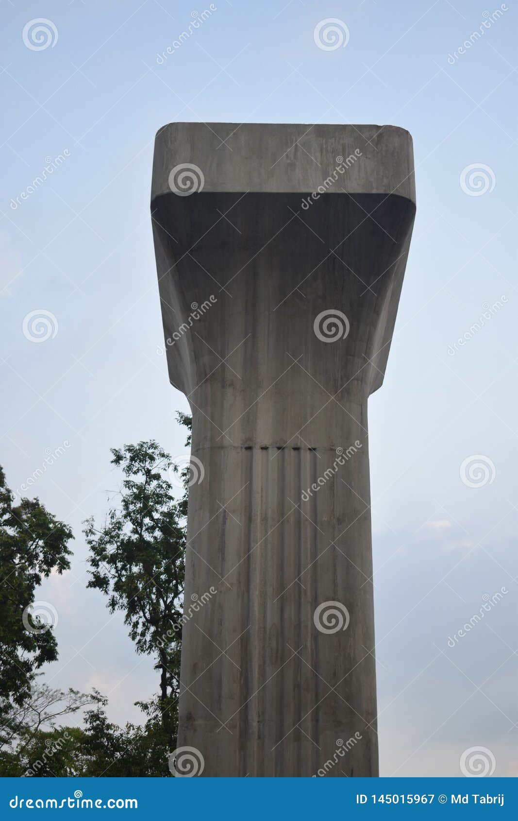 A pilar of metrorail road stock image. Image of road - 145015967