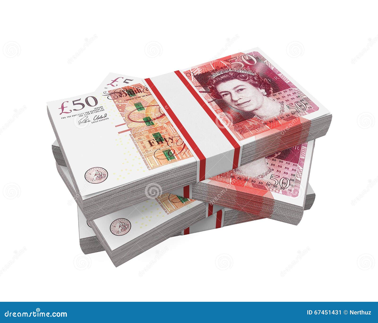 Pilas De Billetes De Banco De 50 Libras Foto editorial - Ilustración de ...