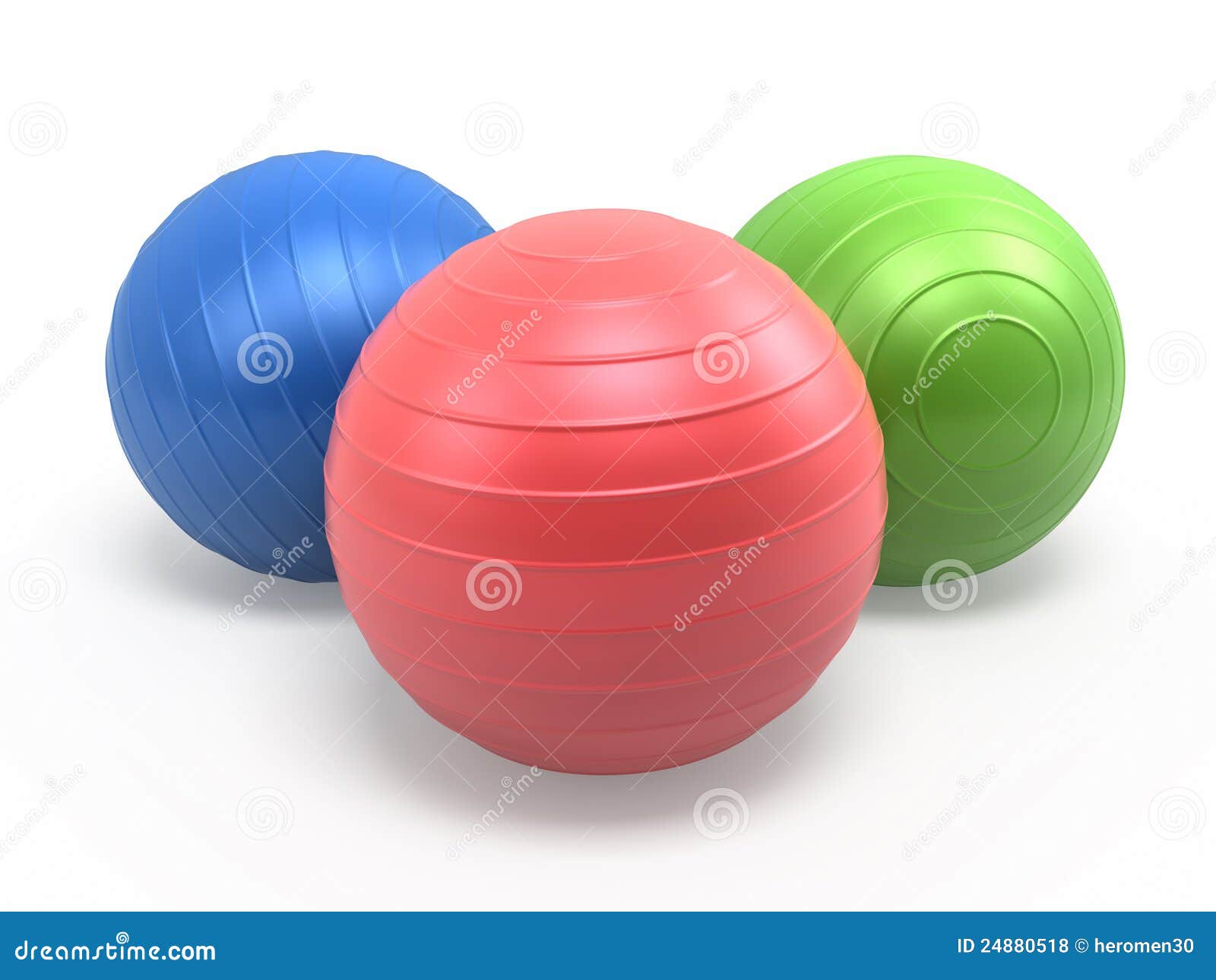 Pilates Balls stock illustration. Illustration of white - 24880518