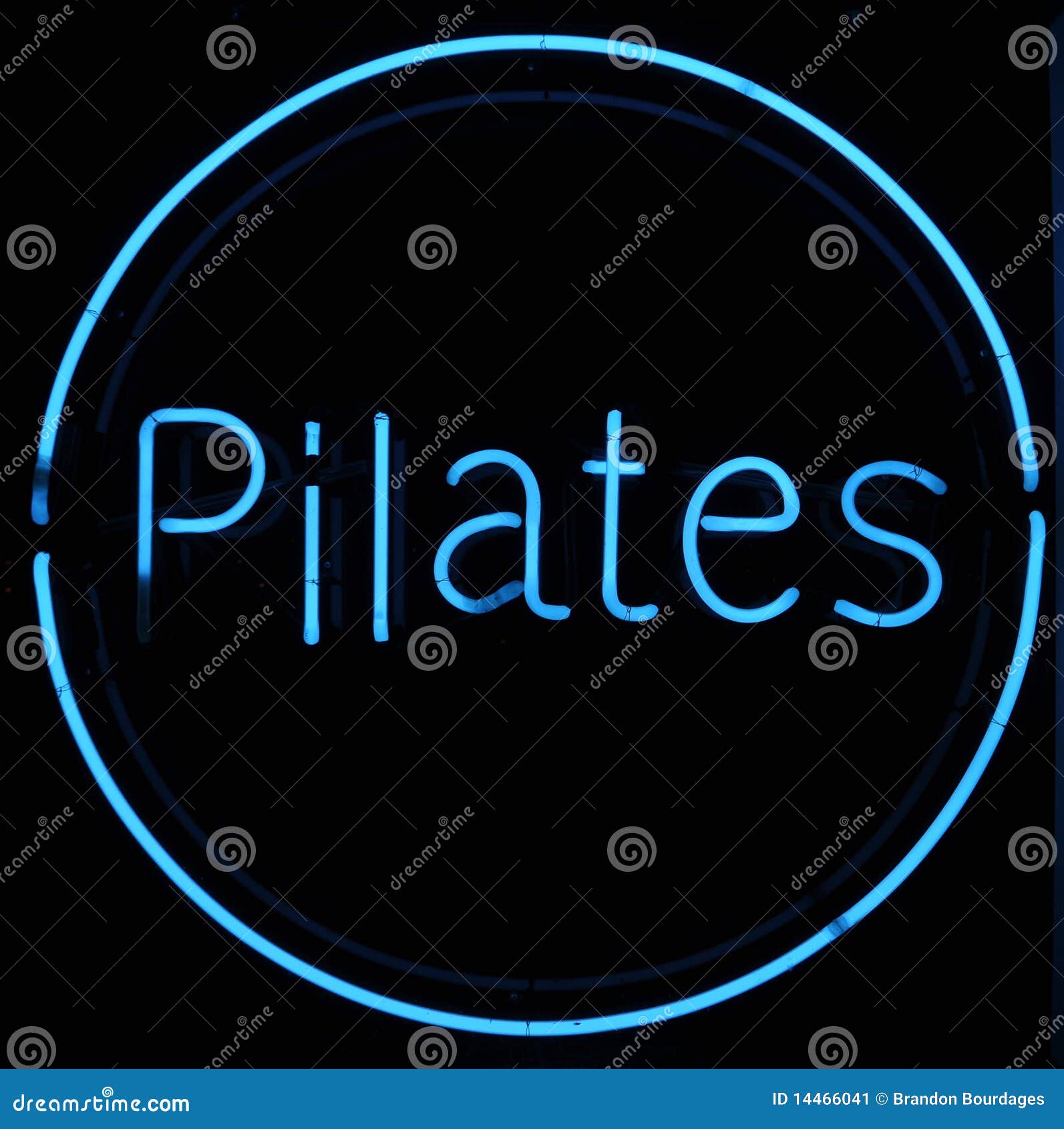 Pilates Neon Sign Royalty-Free Stock Photography | CartoonDealer.com ...
