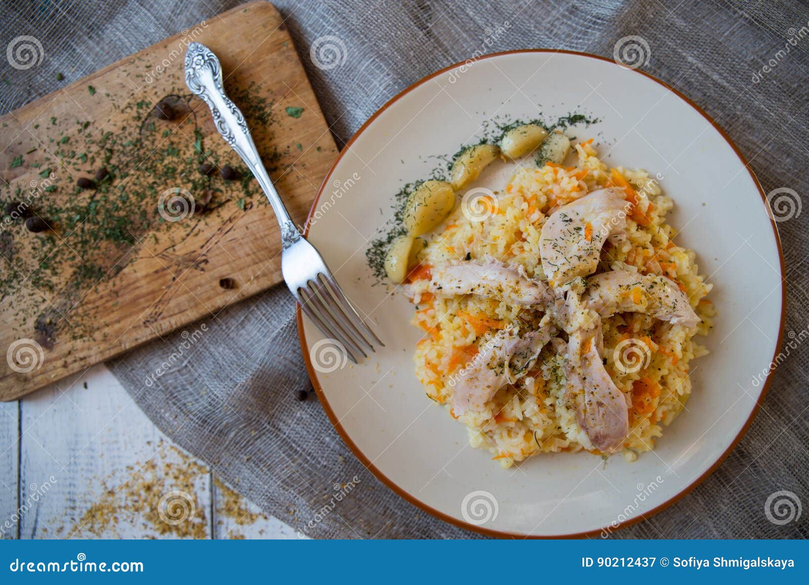 Pilau stock image. Image of lunch, cuisine, healthy, meal - 90212437