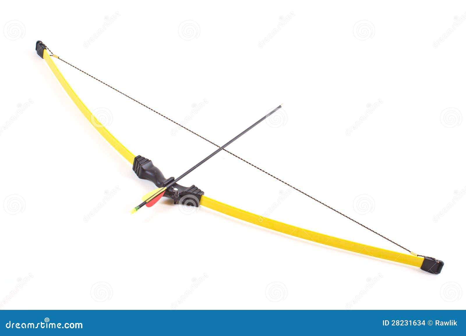 Pilbåge och pil arkivfoto. Bild av activatoren, isolerat - 28231634