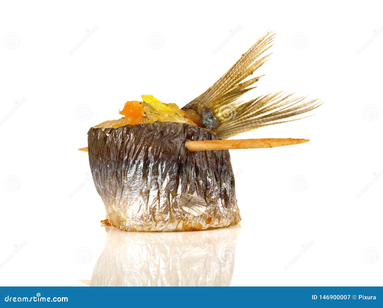 Pilchard Snack - Fish Snack Stock Image - Image of anchovies, breaded ...