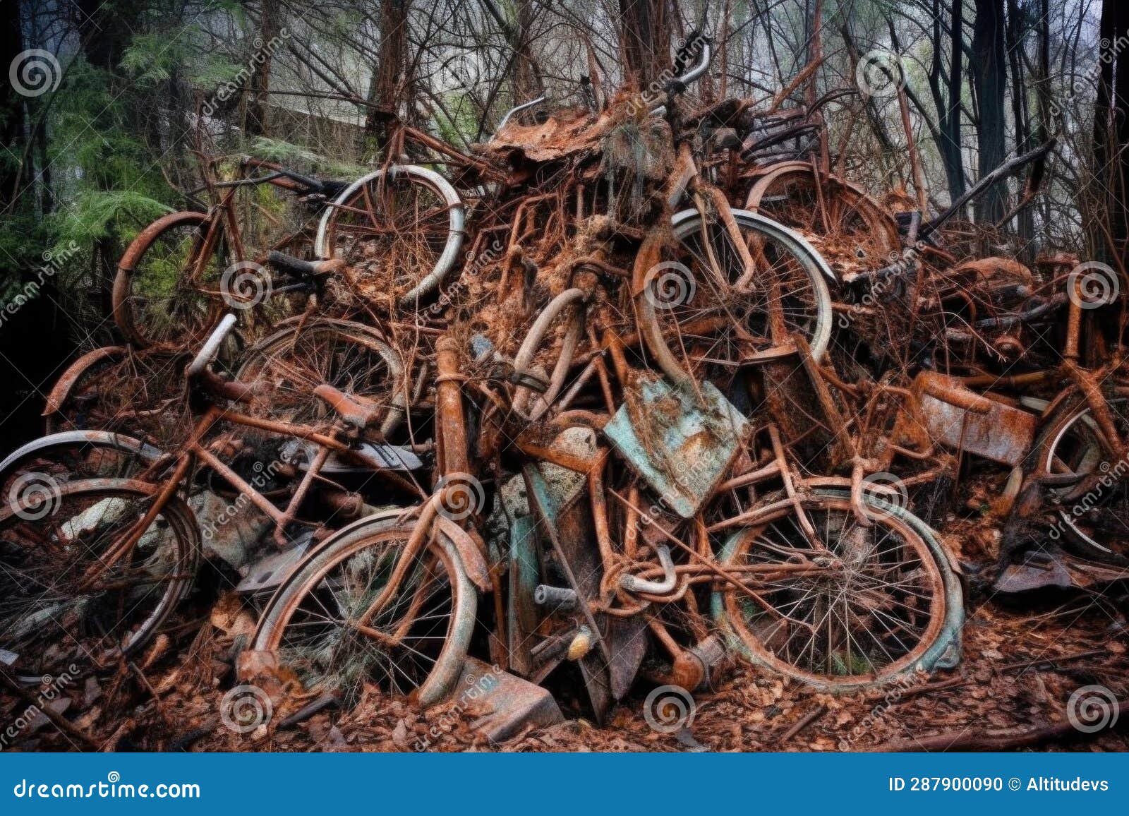 A Pile Of Rusted Gears Stock Image | CartoonDealer.com #302382853