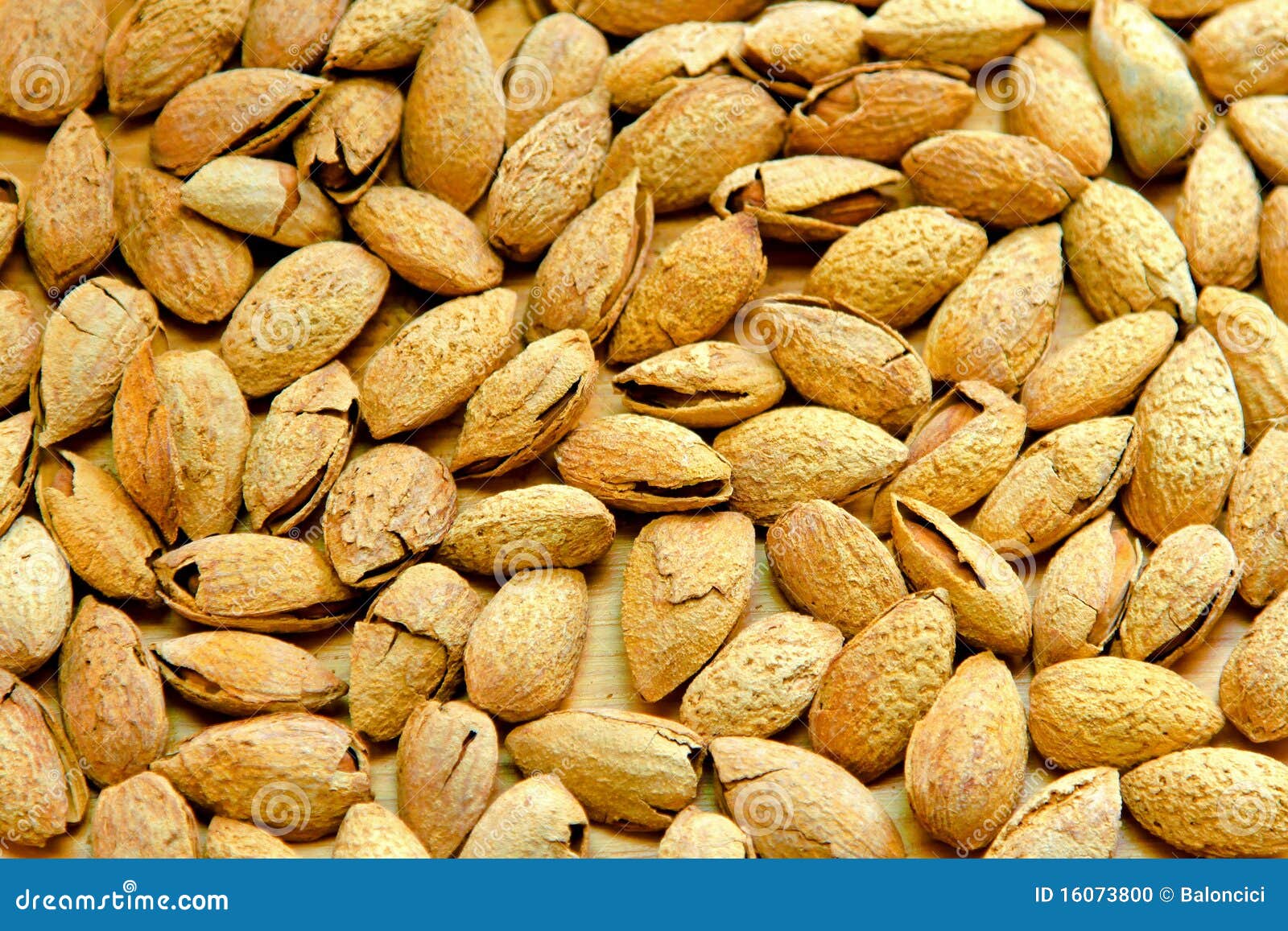 Pile of almonds stock photo. Image of grain, pile, shell - 16073800
