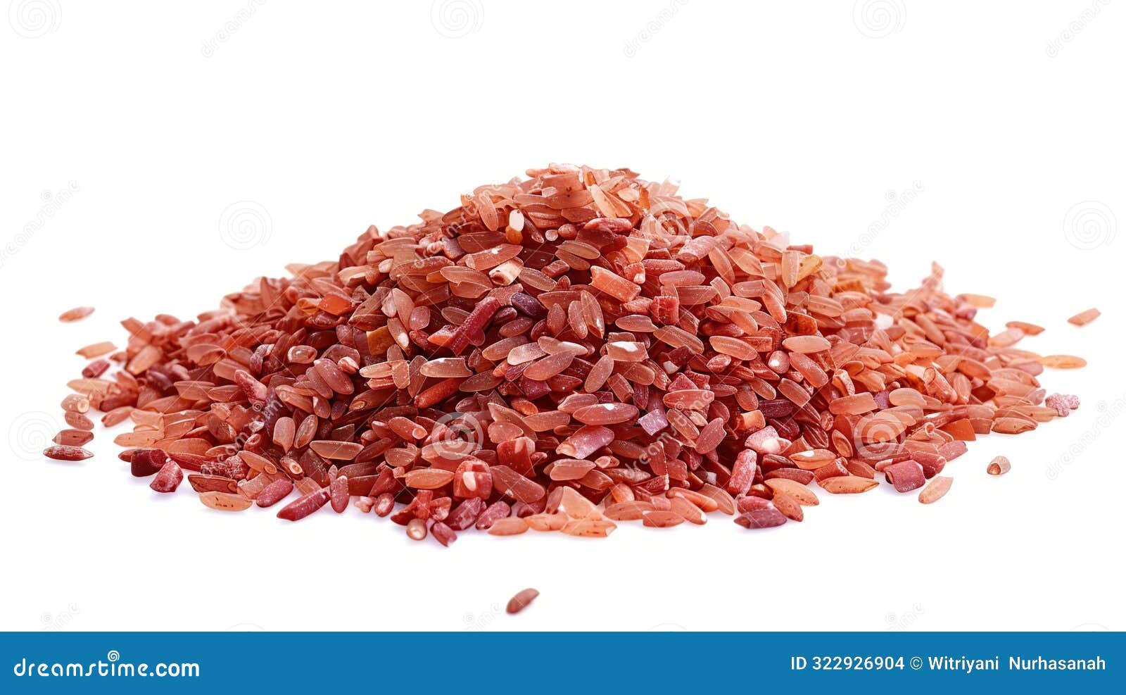 A Pile of Angkak or Red Fermented Rice Isolated in the White Background ...