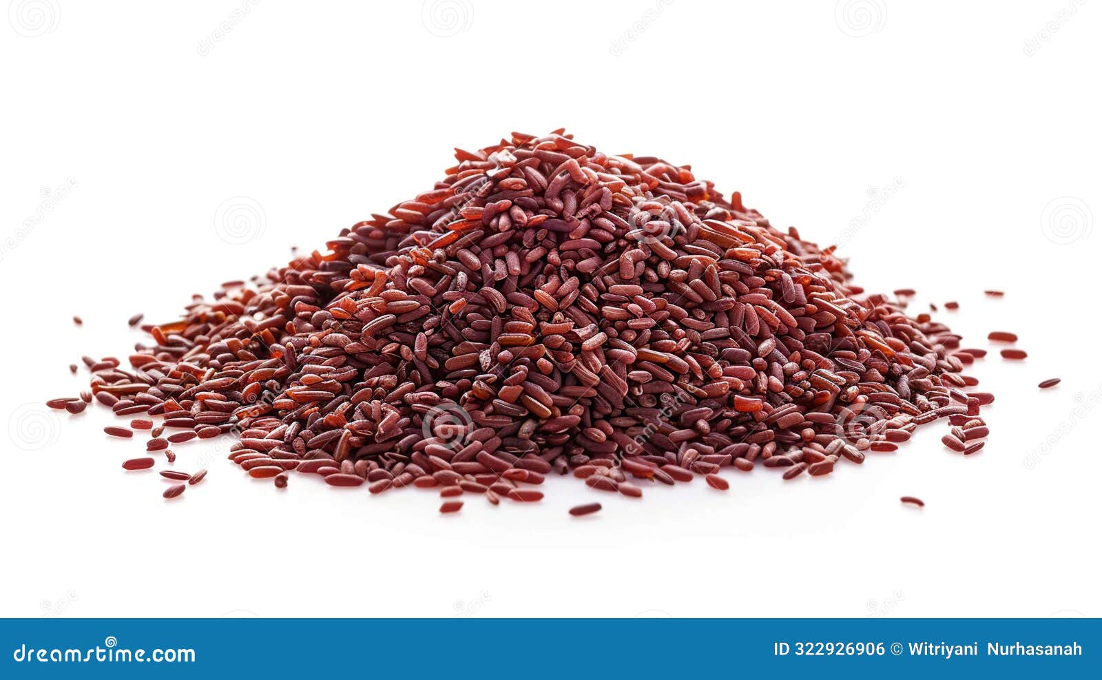 A Pile of Angkak or Red Fermented Rice Isolated in the White Background ...