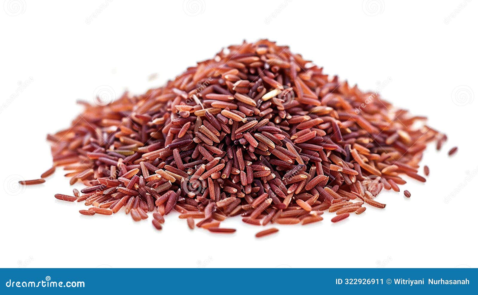 A Pile of Angkak or Red Fermented Rice Isolated in the White Background ...