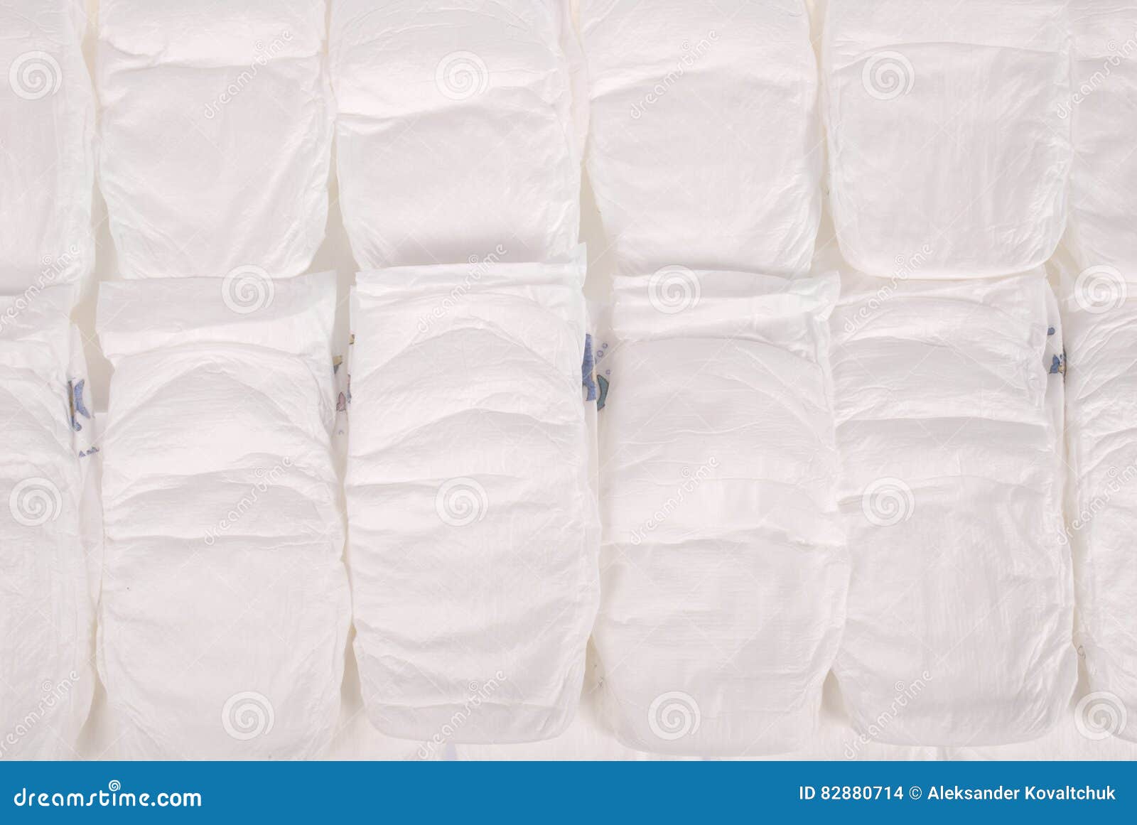 Pile of baby diapers stock photo. Image of heap, object - 82880714