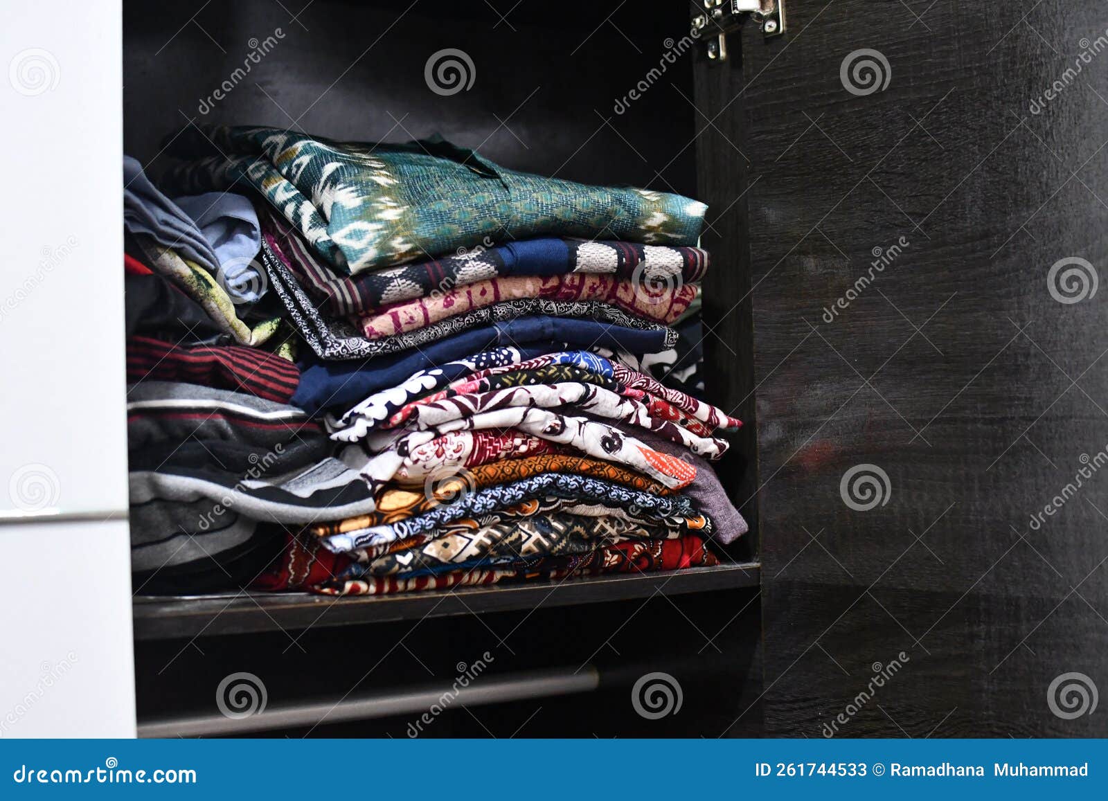 Pile of batik clothes stock image. Image of pile, mural - 261744533