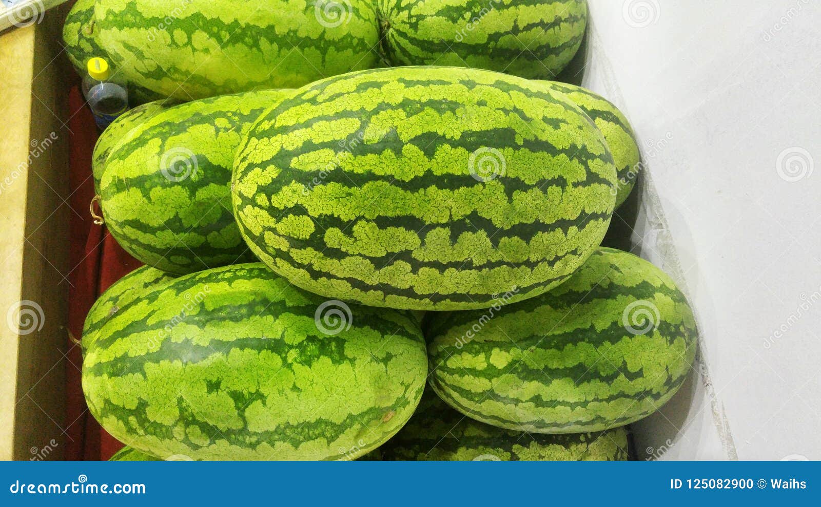 A pile of big watermelons stock photo. Image of fruits - 125082900