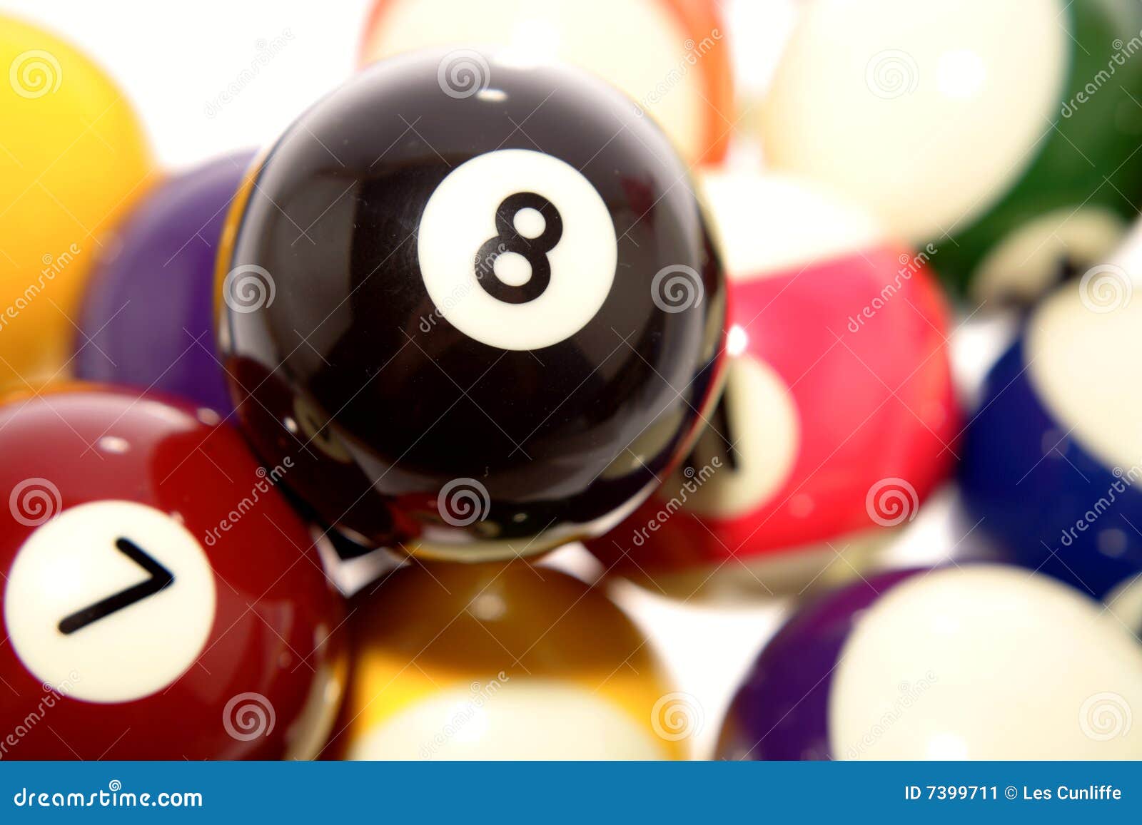 Billiard Balls In A Pool Table Stock Photo | CartoonDealer.com #75050394