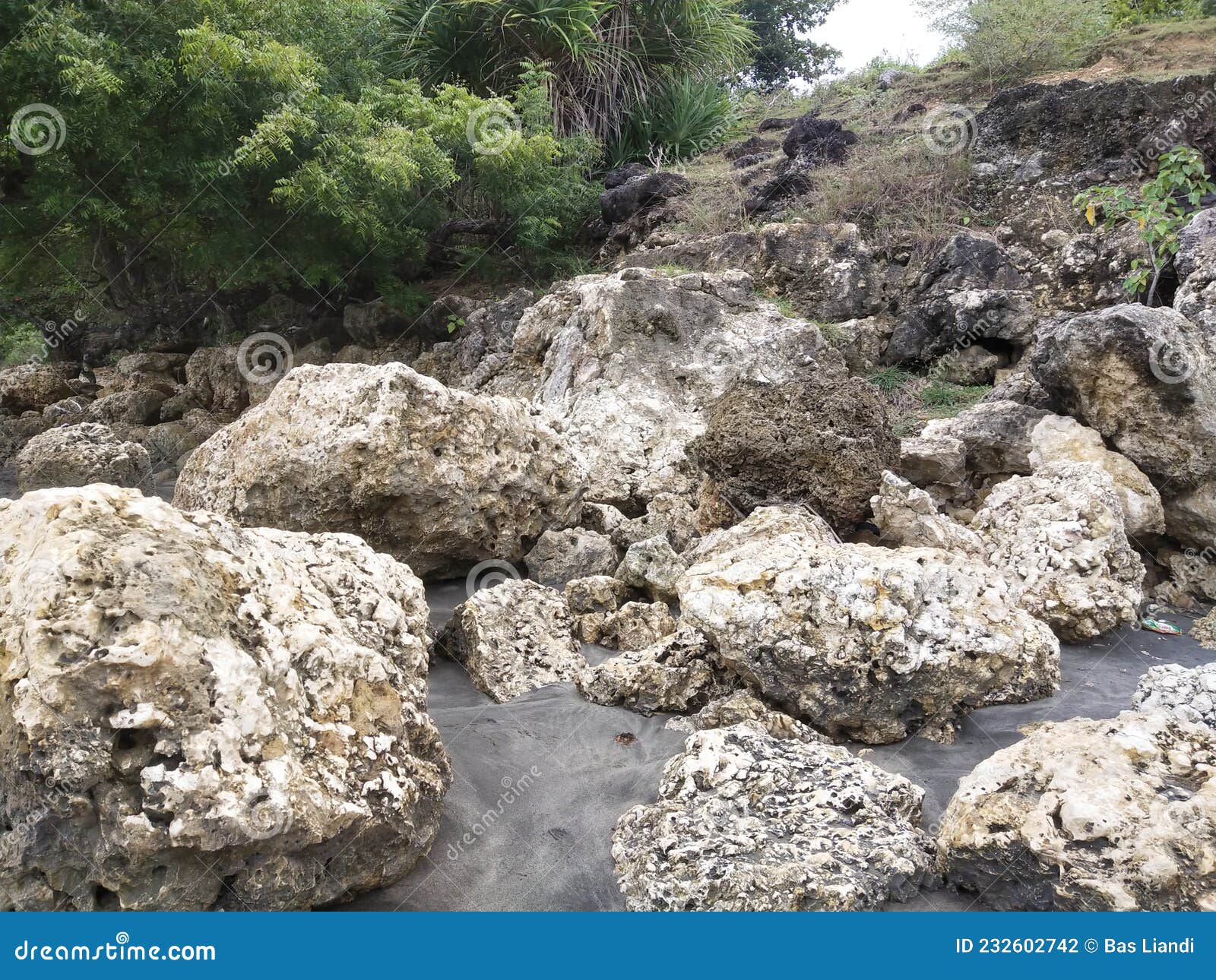 Pile of boulders stock photo. Image of rock, boulders - 232602742