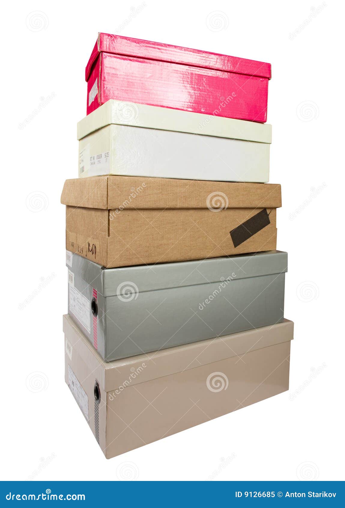 Pile of boxes stock image. Image of large, vibrant, shipping - 9126685