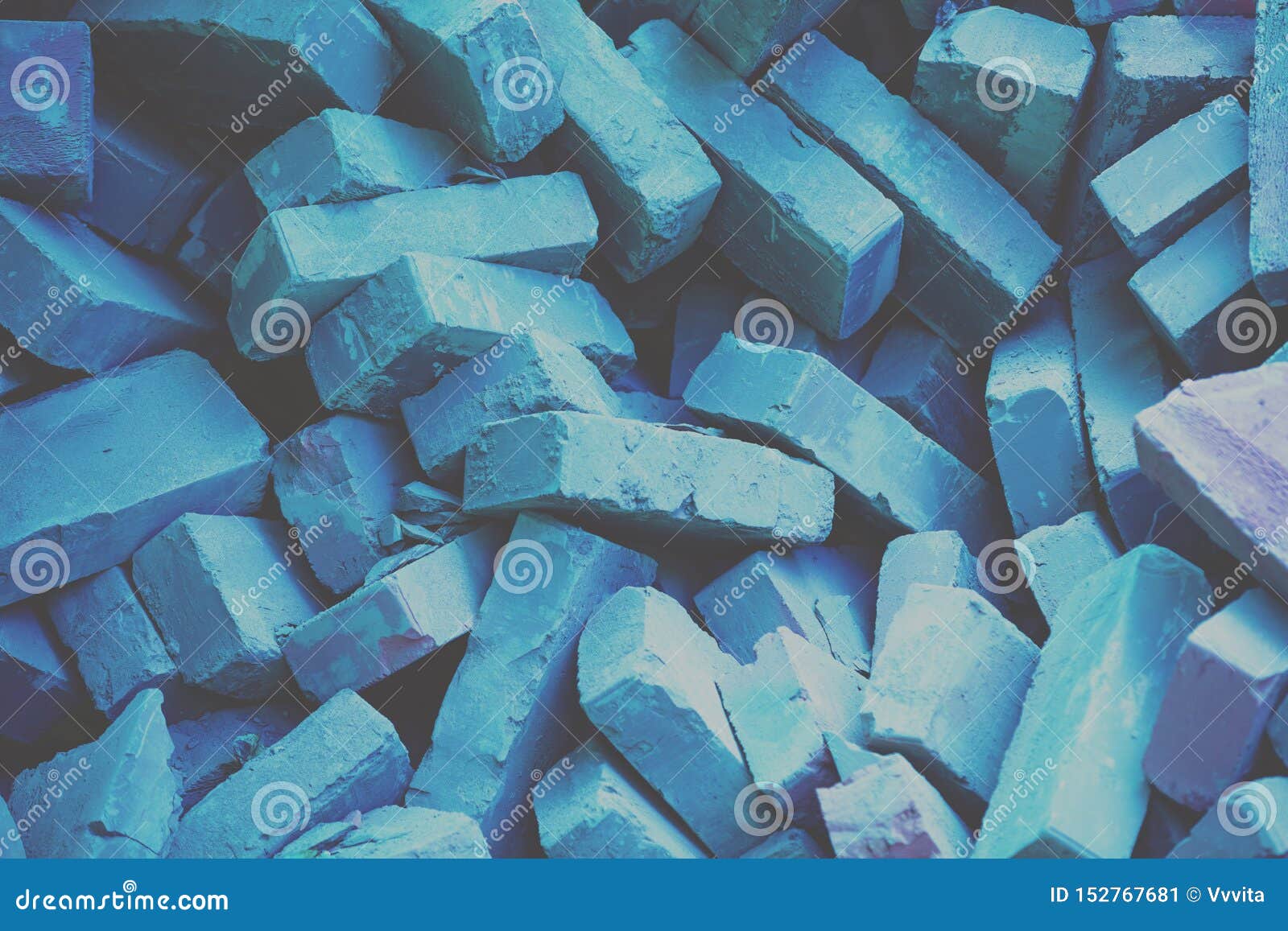 A Pile of Brick Construction Background Stock Image - Image of hard ...