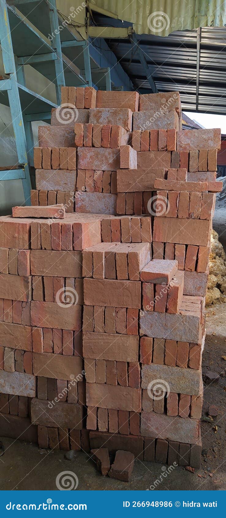 Pile of Bricks for Building Materials Stock Photo - Image of building ...