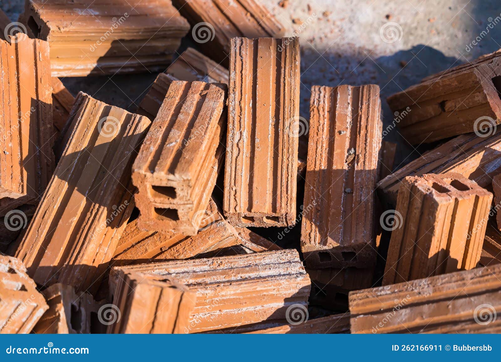 Pile of Bricks for Construction , Group of Bricks Square Construction ...