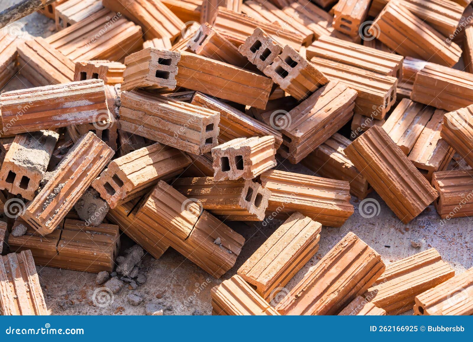 Pile of Bricks for Construction , Group of Bricks Square Construction ...
