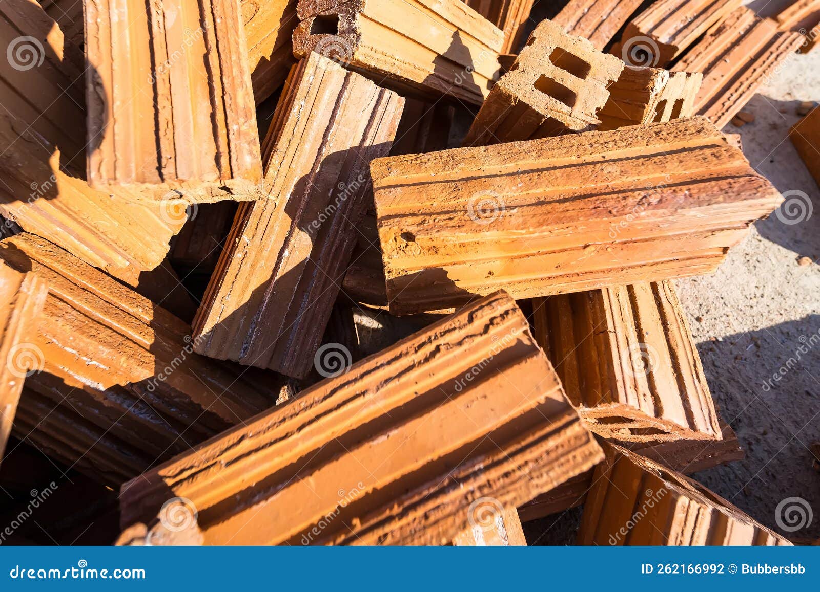 Pile of Bricks for Construction , Group of Bricks Square Construction ...
