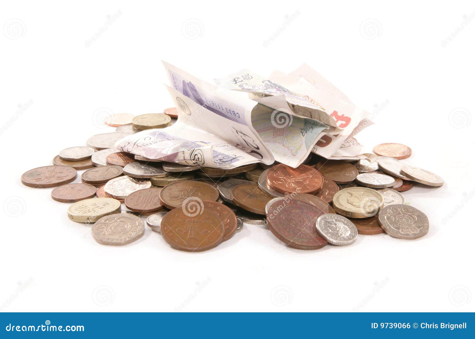 British Currency Squeezed Between The Lines Editorial Photo ...