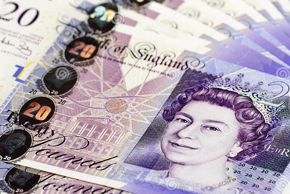 Pile of British pounds editorial image. Image of bank - 4535480