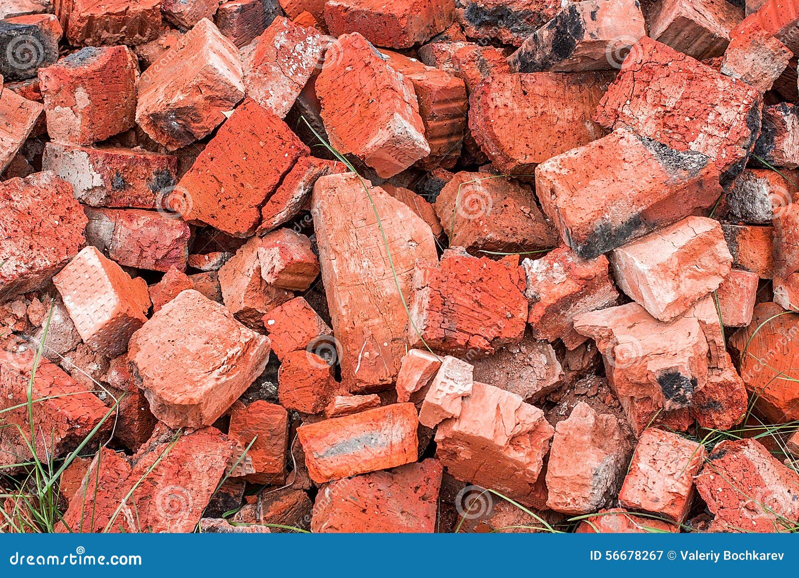 A Pile Of Broken Bricks Royalty-Free Stock Photography | CartoonDealer ...