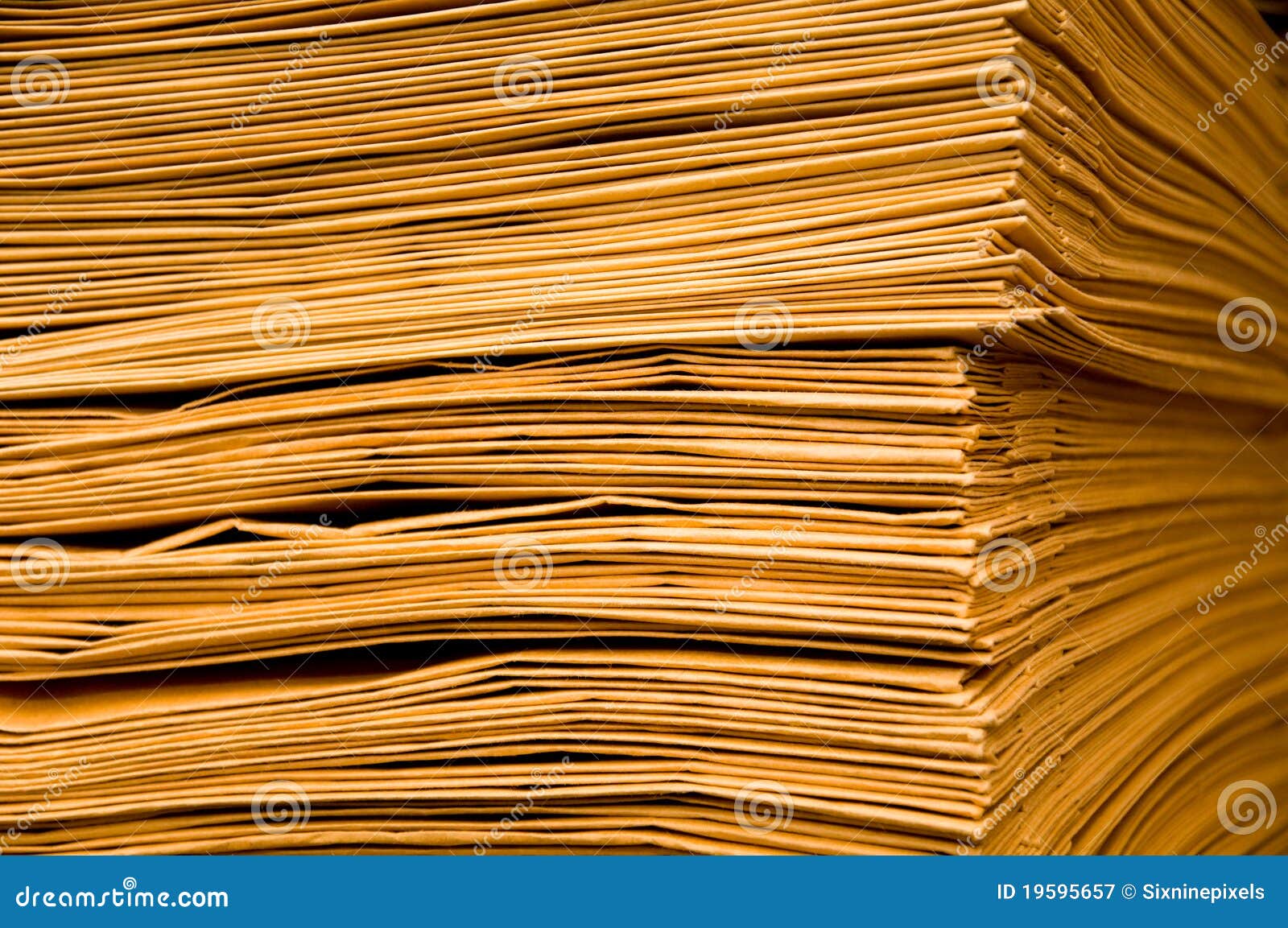 Pile of brown envelope stock image. Image of packaging - 19595657