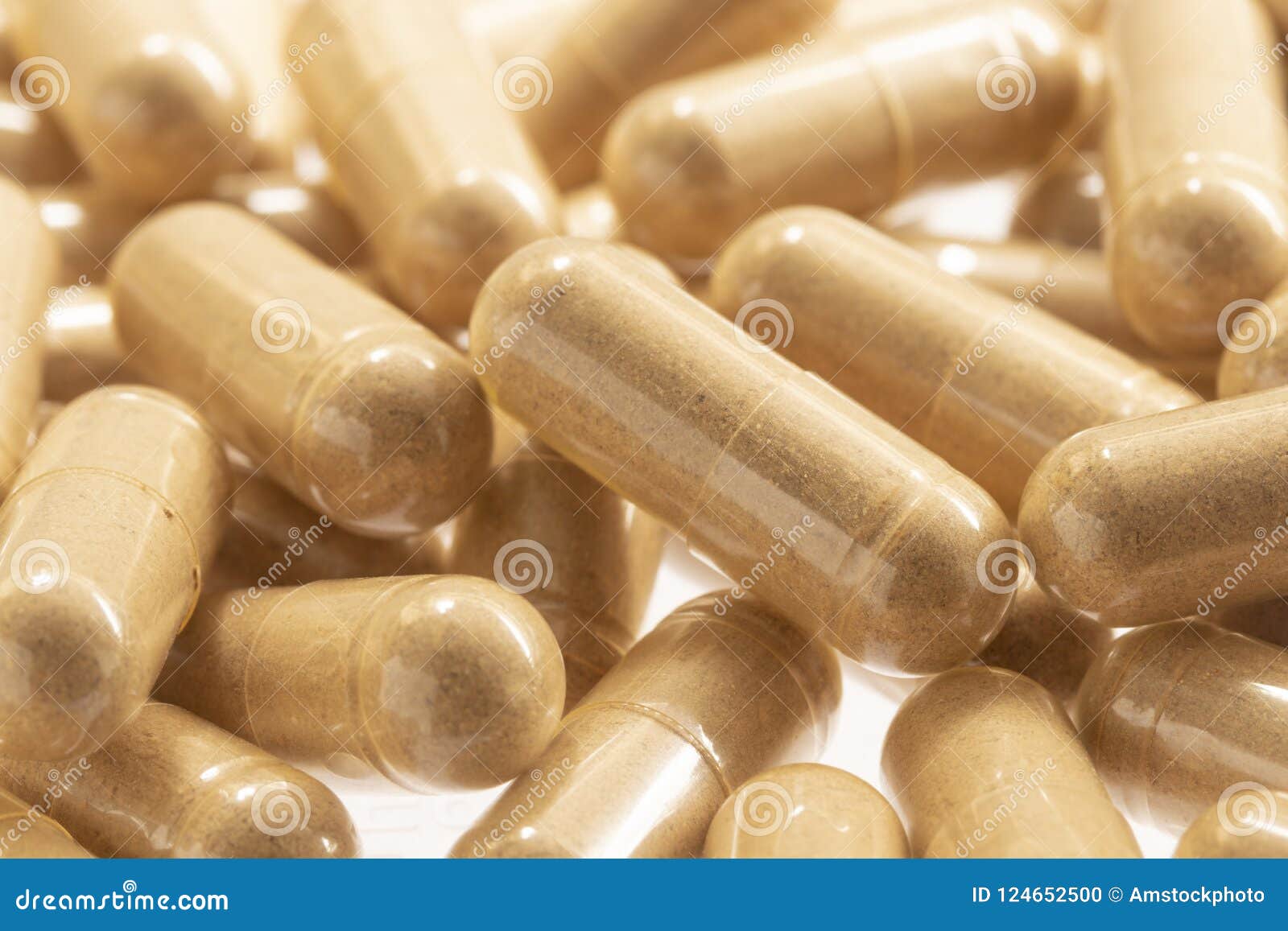 Pile of of pill capsules stock photo. Image of medicine - 124652500