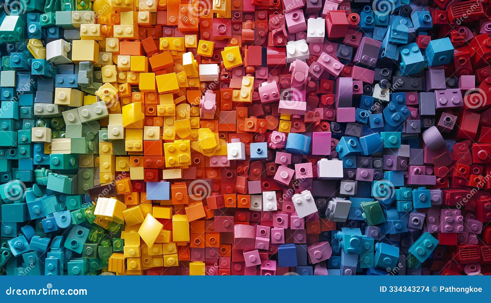 Pile of Building Blocks in Multiple Colours. Childhood Education ...