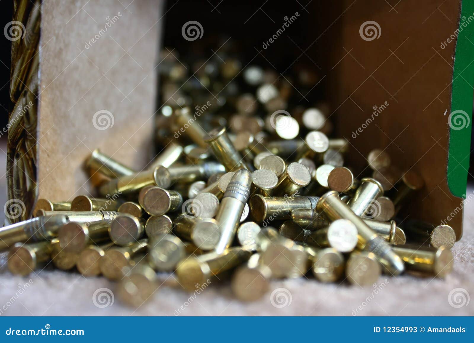 Pile of bullets stock image. Image of huge, ammo, horn - 12354993