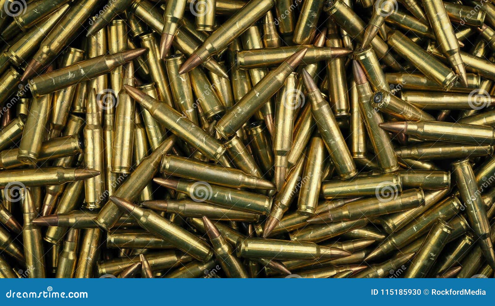 Pile of Bullets Rotating from Above Stock Footage - Video of practice ...