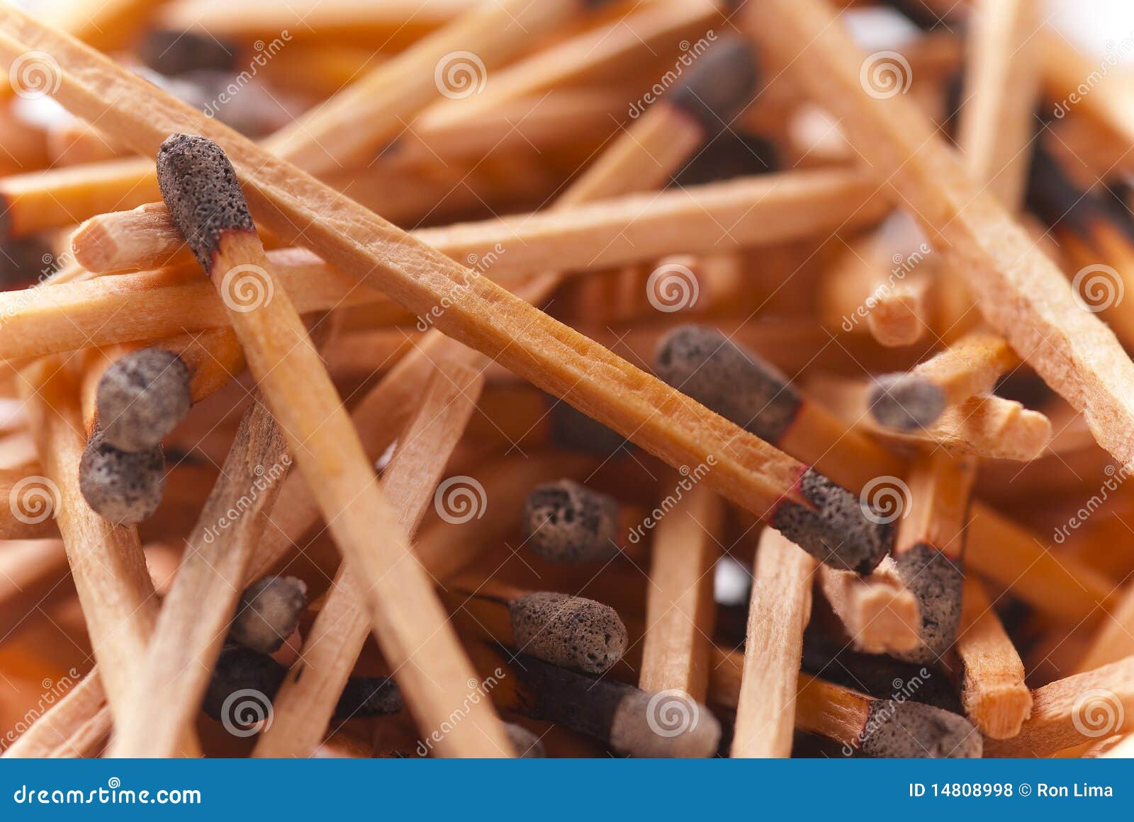Pile of burnt match sticks stock photo. Image of ignite - 14808998
