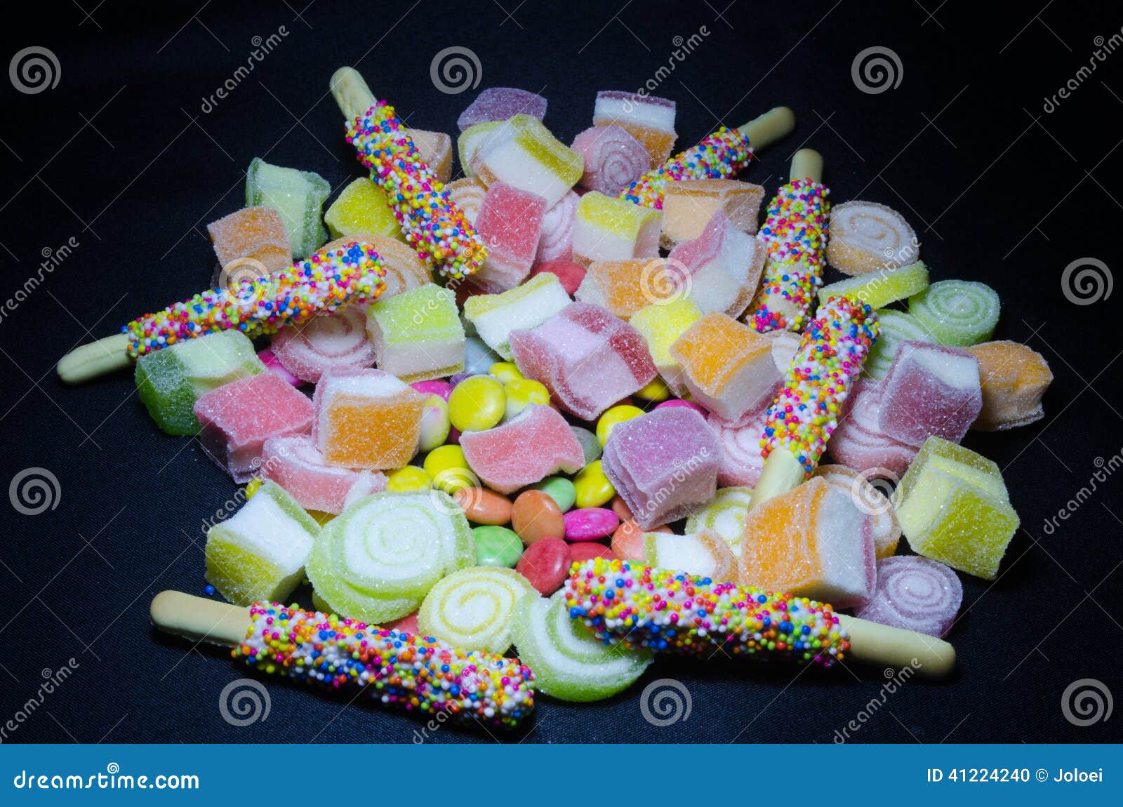 Pile of candy stock photo. Image of color, sugar, unhealthy - 41224240