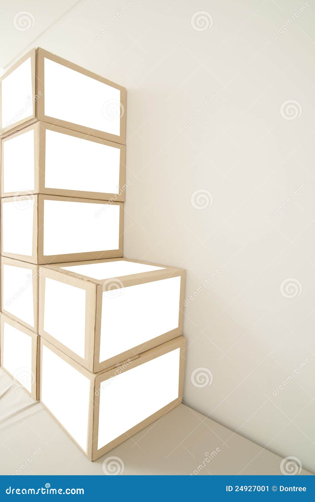 Pile cardboard box stock image. Image of design, packet - 24927001