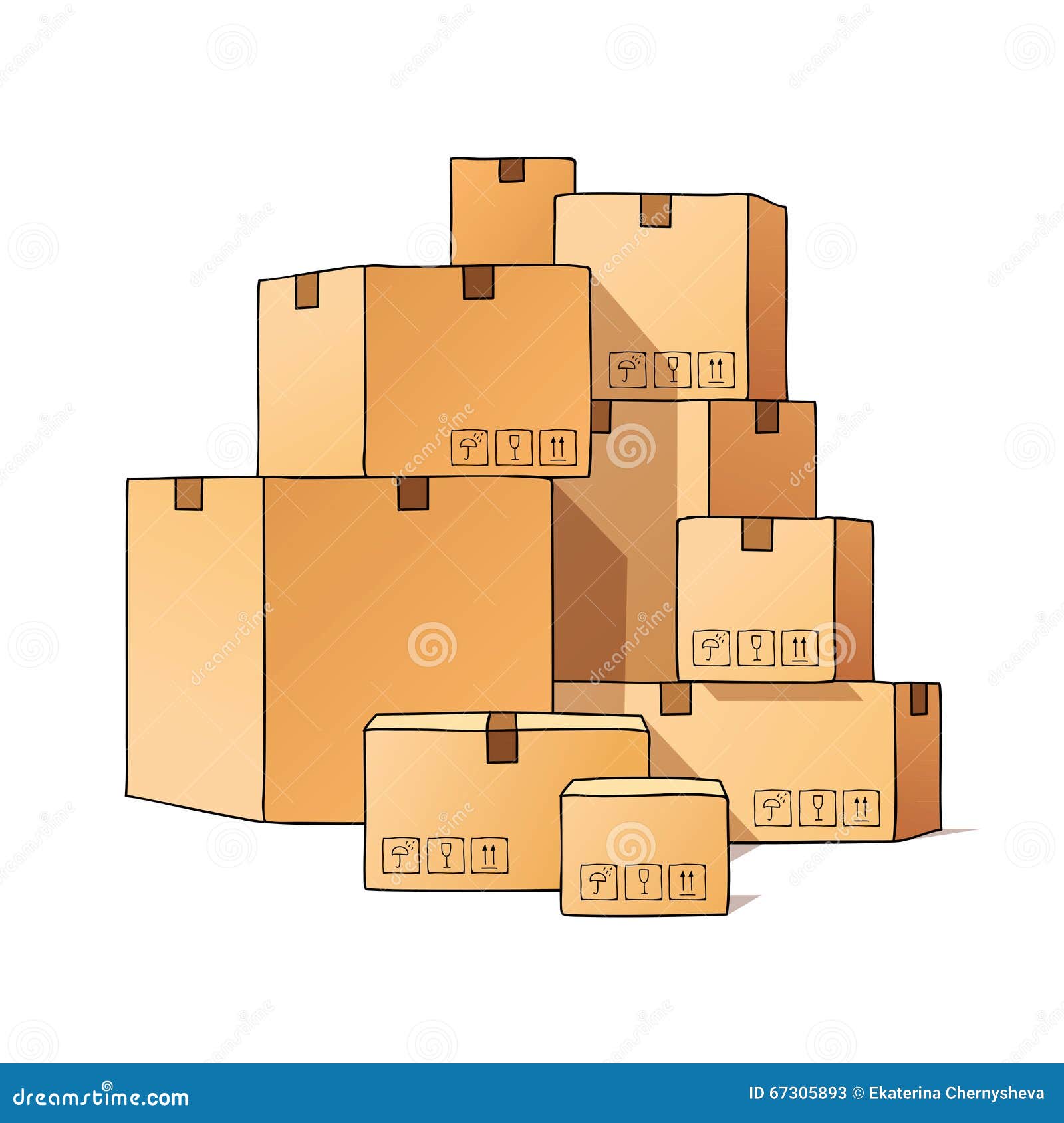 Boxes Marked Stock Illustrations – 61 Boxes Marked Stock Illustrations ...
