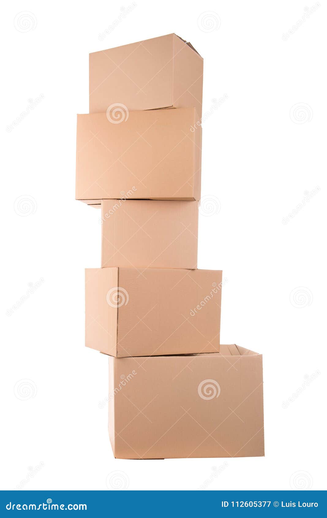 Pile of cardboard boxes stock image. Image of crate - 112605377