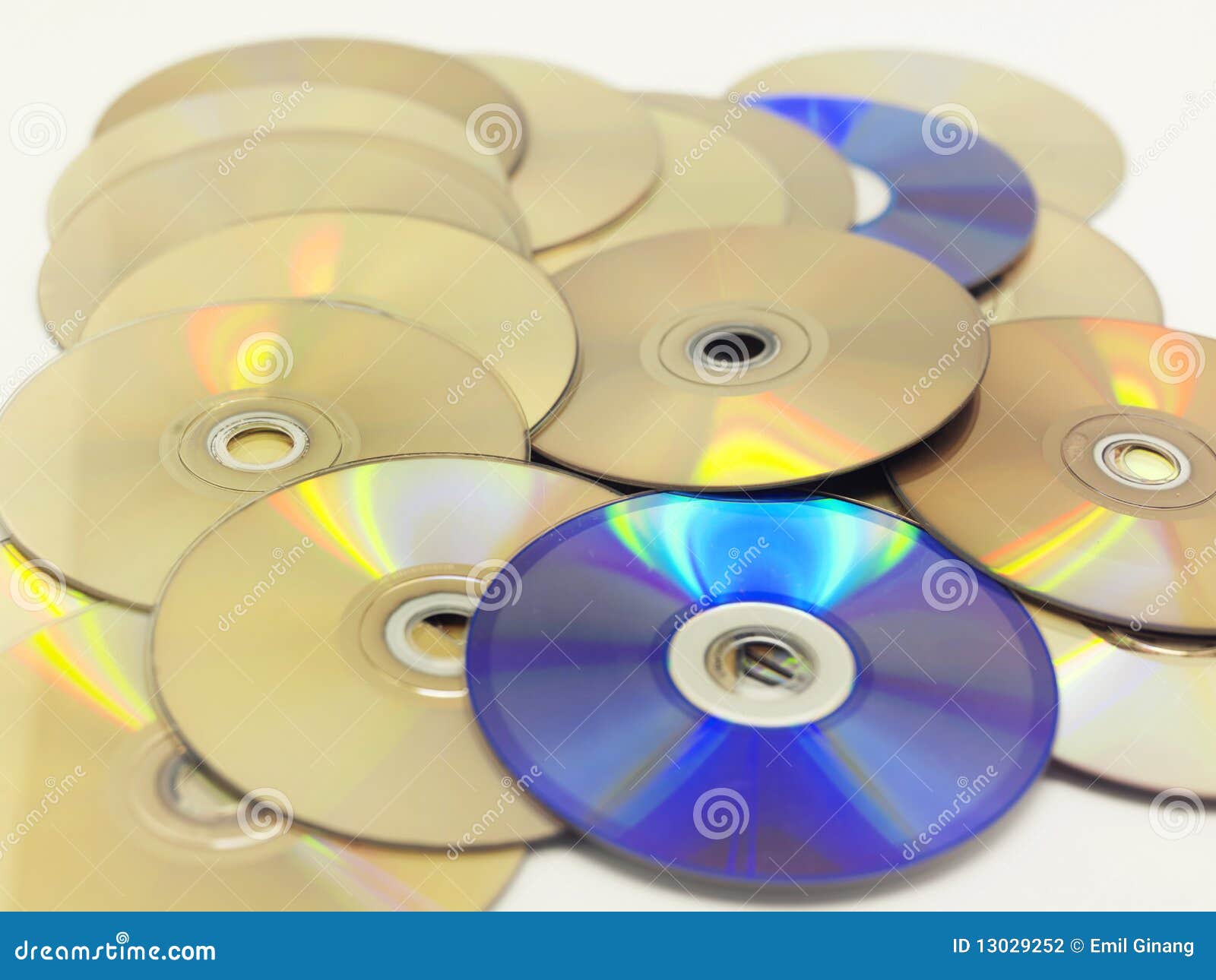 A Pile Of Cds Picture. Image: 13029252