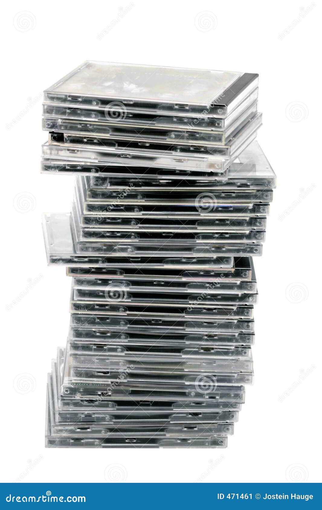 Pile of CDs stock image. Image of entertainment, hobby - 471461