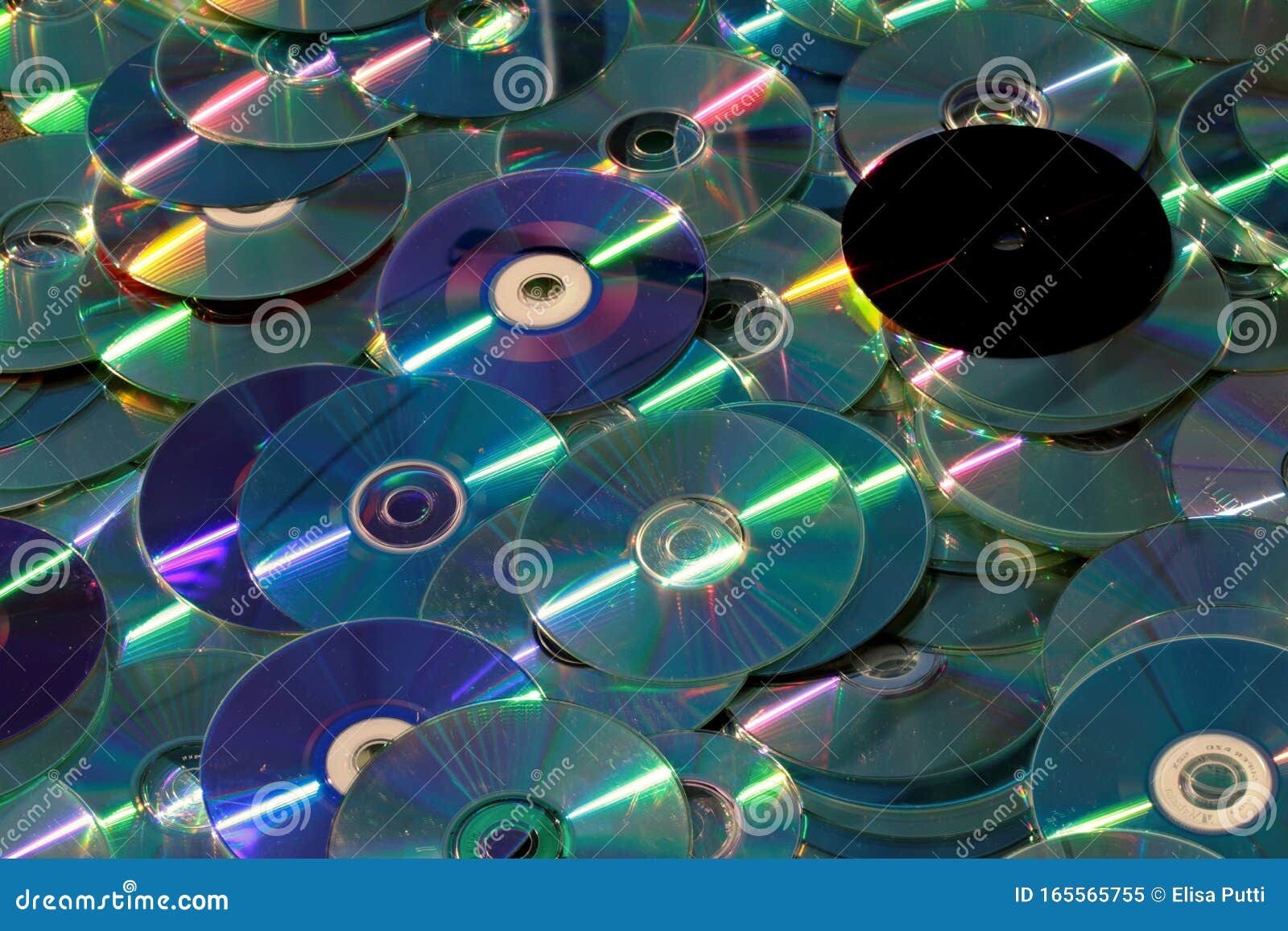 A Pile of Shiny CDs and DVDs. Editorial Image - Image of design, discs ...
