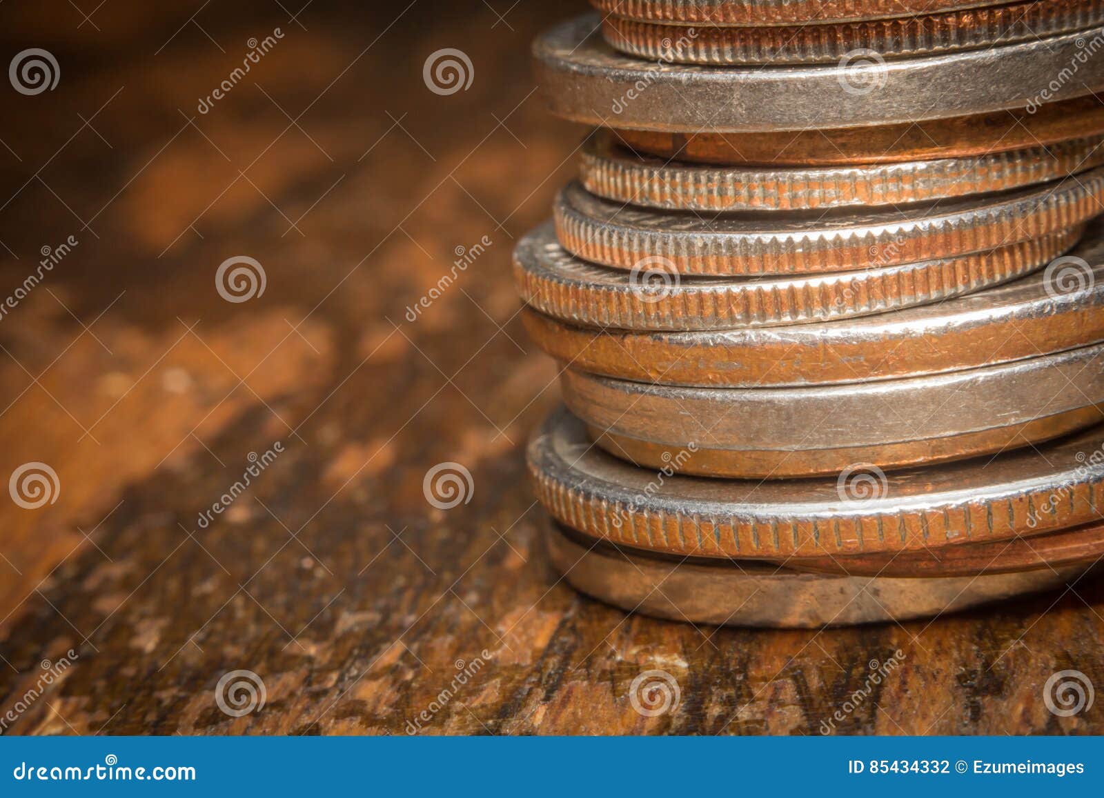 Pile Change Macro stock photo. Image of macro, currency - 85434332