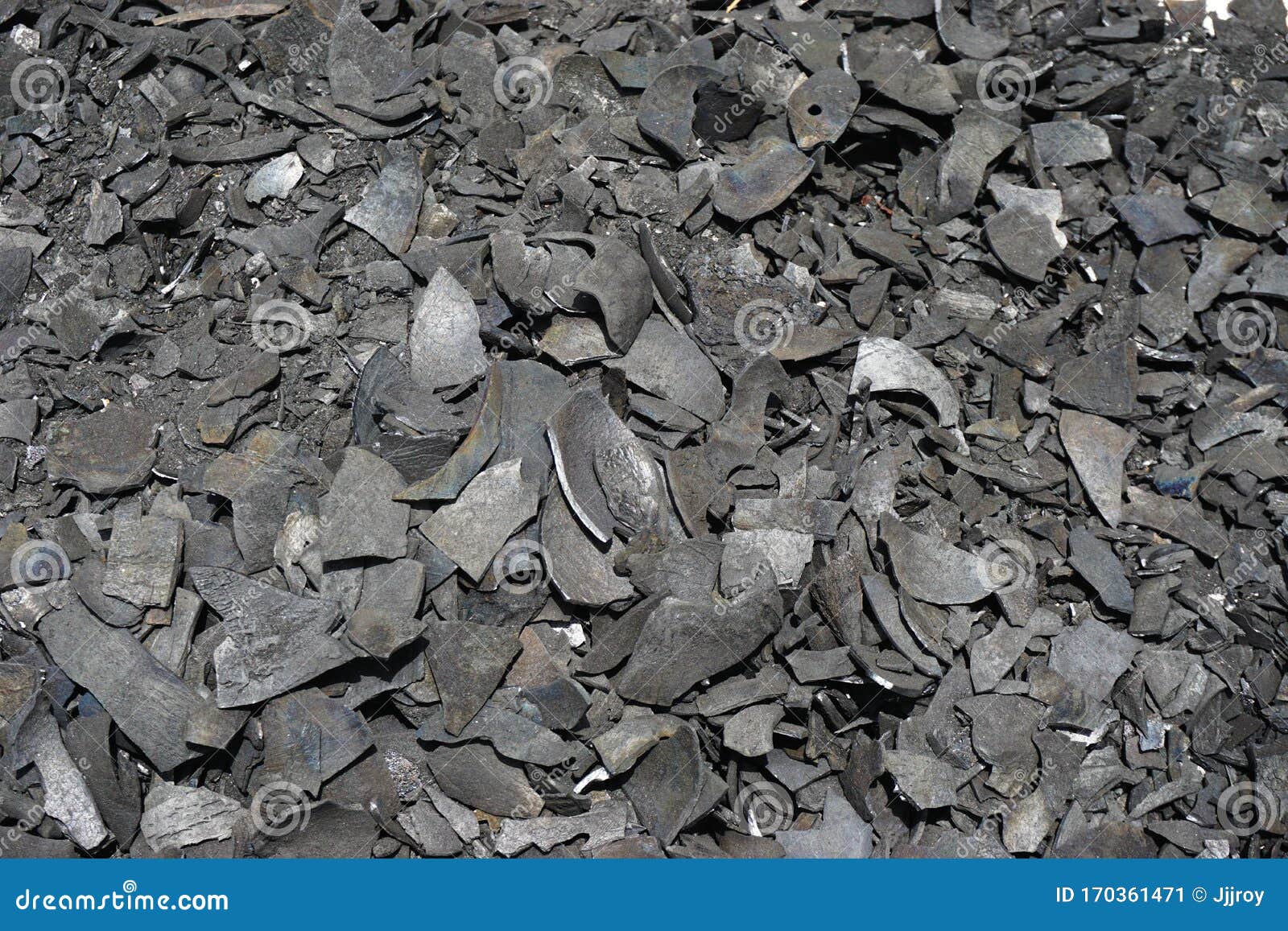 Burnt Coconut Shell Charcoal Pieces Abstract Surface Texture Stock ...