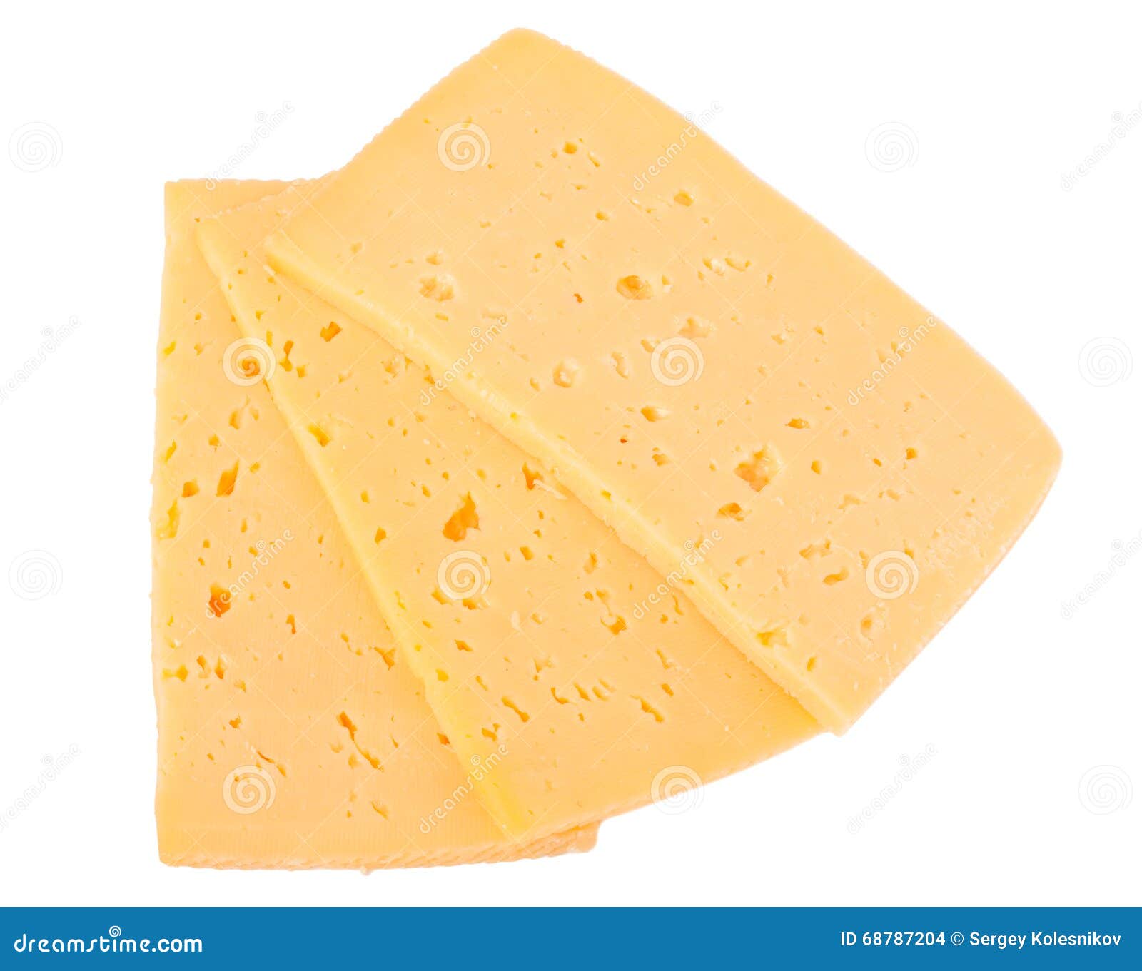 Pile of Cheese Slices Isolated on White Stock Photo - Image of indoors ...