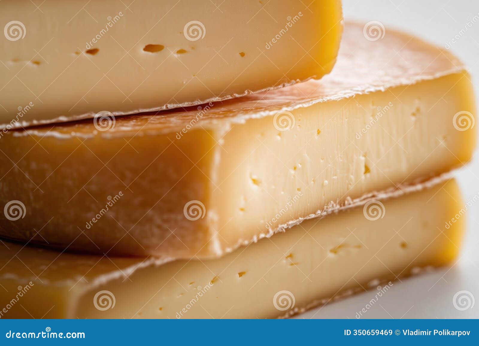A Pile of Cheese Slices Stacked on Top of Each Other Stock Image ...