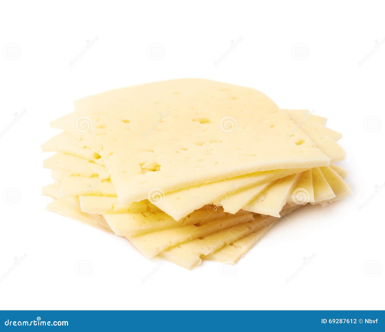 Pile of cheese slices stock photo. Image of chopped, products - 69287612