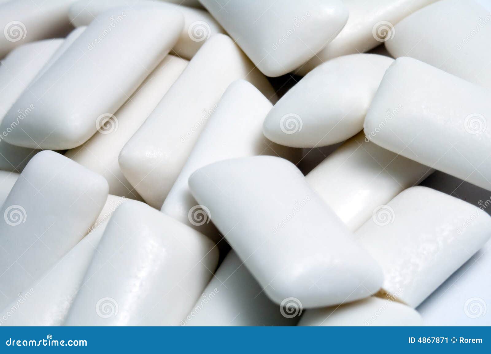 Pile of chewing gum stock image. Image of coated, rectangular - 4867871